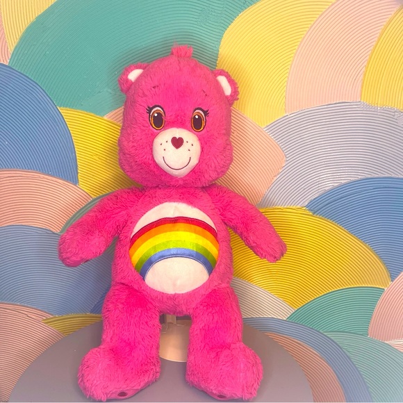 Build-A-Bear | Toys | Build A Bear Babw 8 Pink Cheer Care Bears Rainbow ...